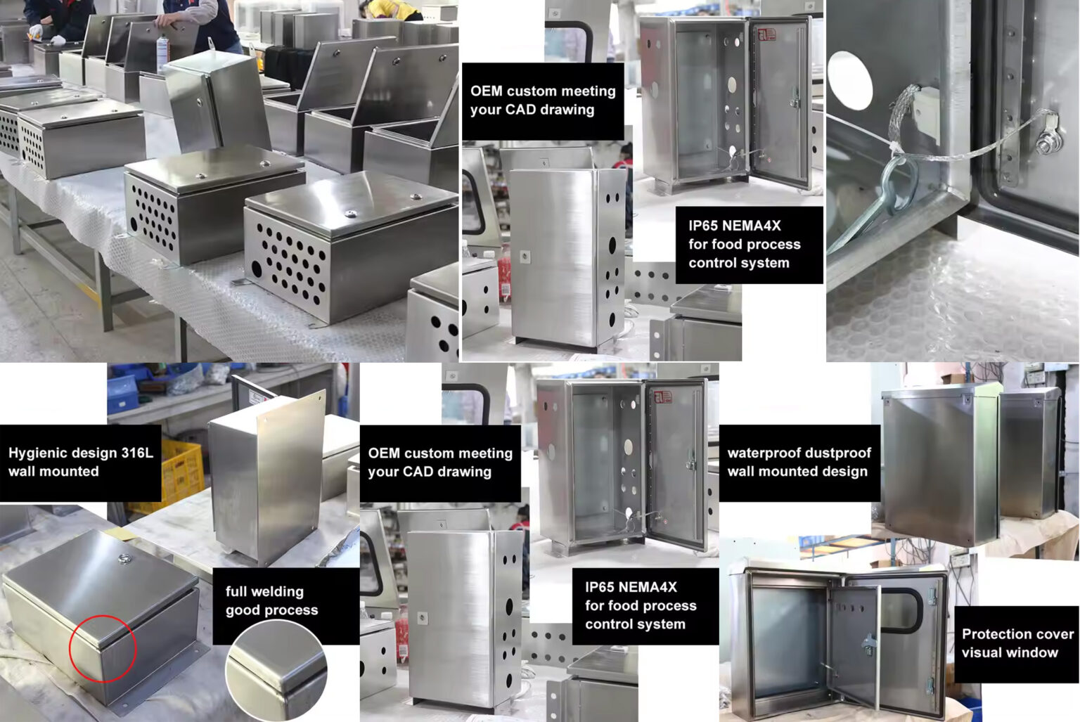 Stainless Steel Electrical Enclosures | IP66/NEMA 4X Rated | HoFeng ...